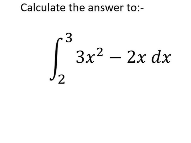 Definite integral x^2